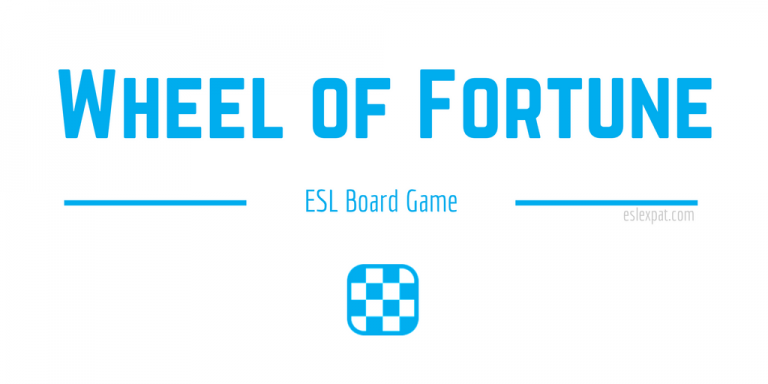 Wheel of Fortune - ESL Board Games for Kids & Adults - ESL Expat