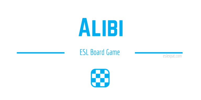 Alibi - ESL Board Games for Kids & Adults - ESL Expat