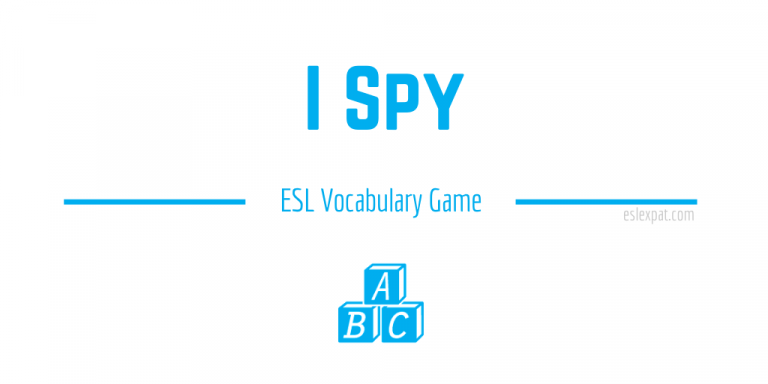I Spy - ESL Vocabulary Games for Kids & Adults - ESL Expat